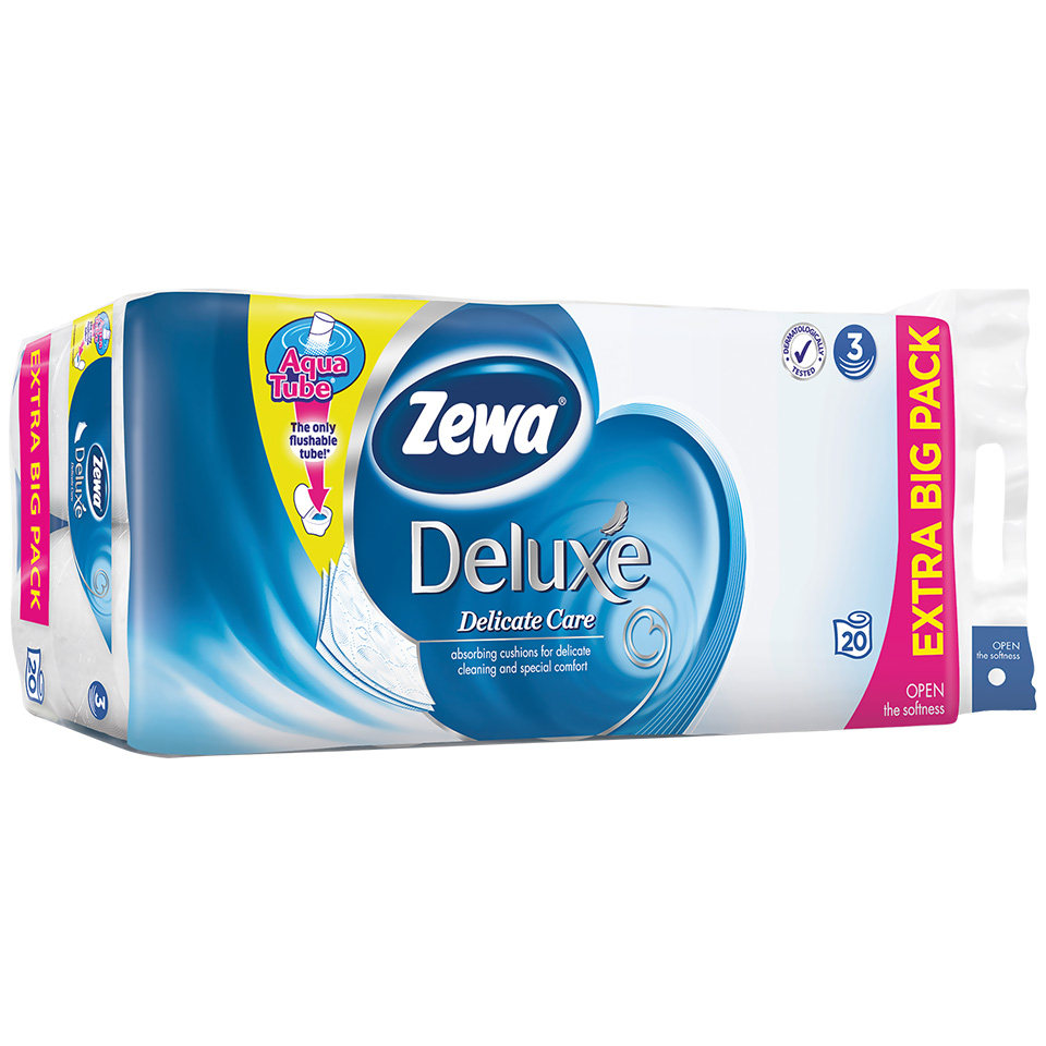 Toalet papir deluxe Pure white Zewa 20