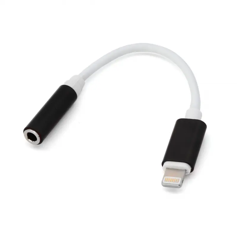 Adapter za slusalice iP-11 iPhone lightning na 3.5mm crni