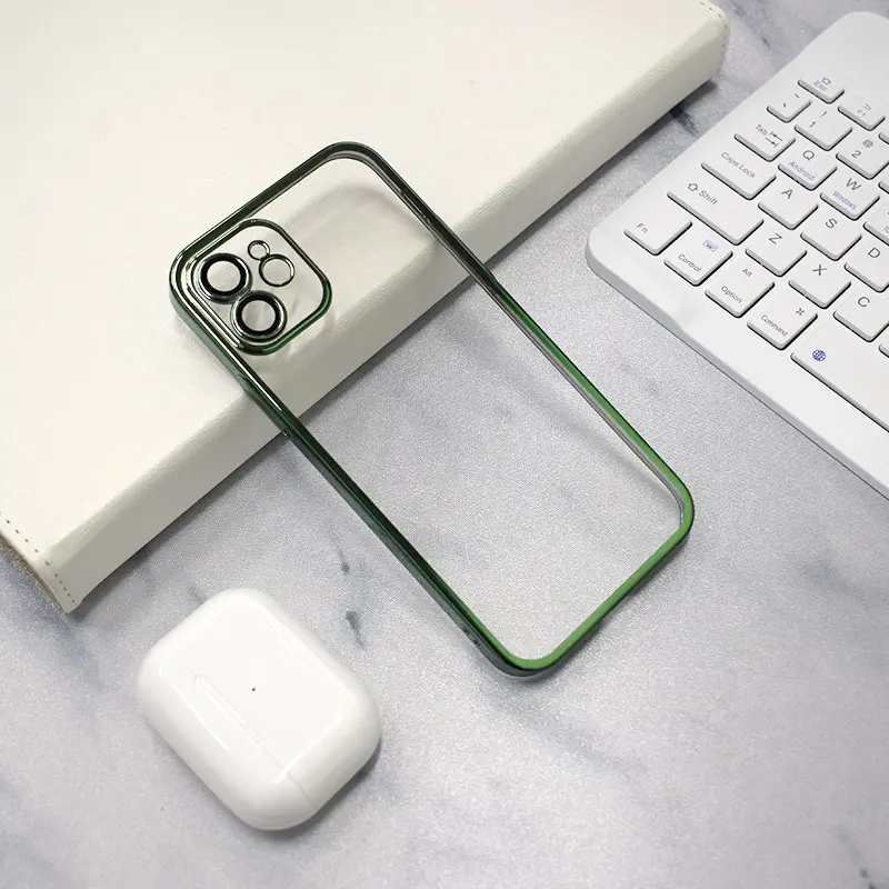 Maska Ultra thin Plating za iPhone 12 zelena