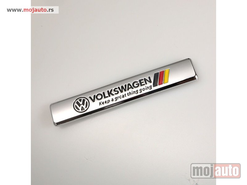 Samolepljiv metalni znak VW