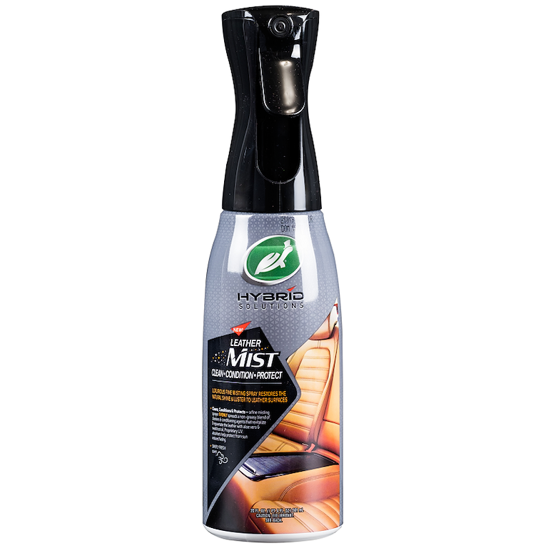 TurtleWax Hybrid Leather Mist – Čistač i balzam za kožne površine, 591ml