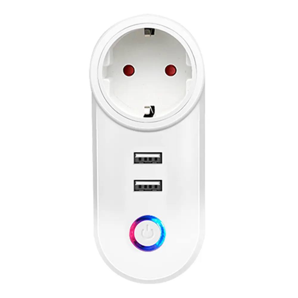 MOYE Smart utičnica + 2 USB porta Voltaic WiFi bela