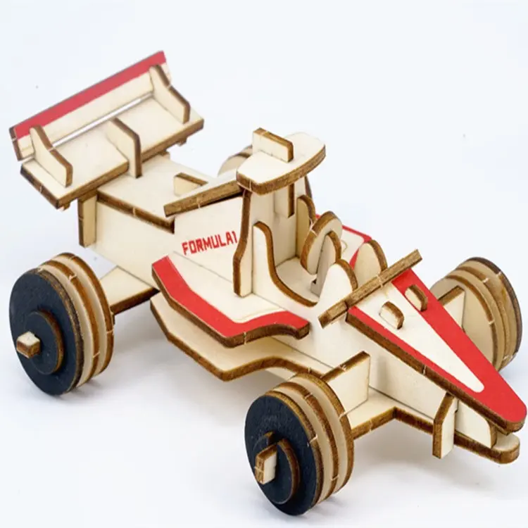 ČAROLIJASHOP 3D Drvena slagalica – Formula 1