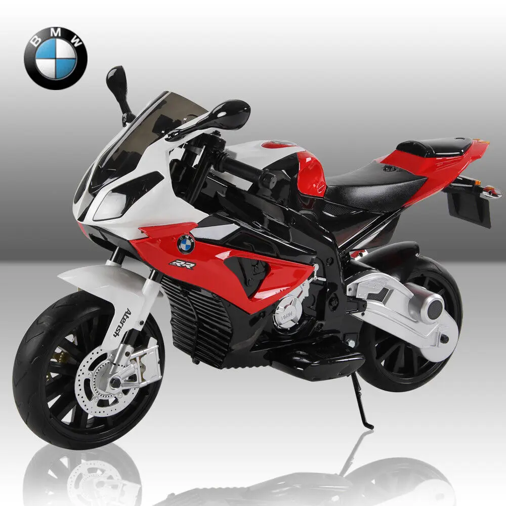 STIV Dečiji motor na akumulator sa pomoćnim točkovima BMW 1000RR, Licencirani model , Crveni