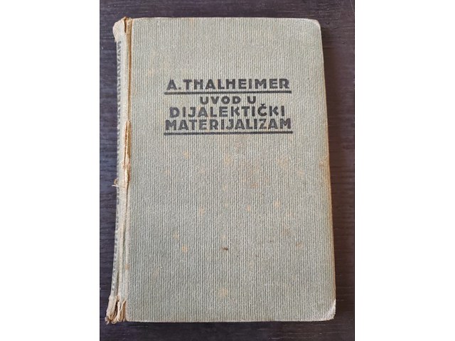 Uvod u dijalektički materijalizam A. Thalheimer