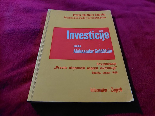 Investicije Aleksandar Goldštajn