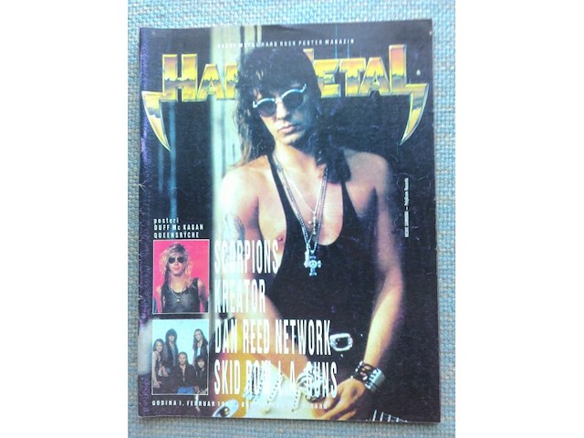 Hard metal broj 5 časopis za 1992 (na Srpskom)