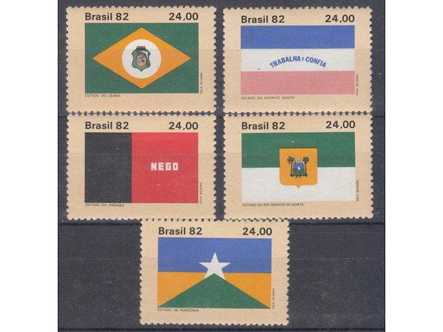 Brazil 1982 Zastave serija **