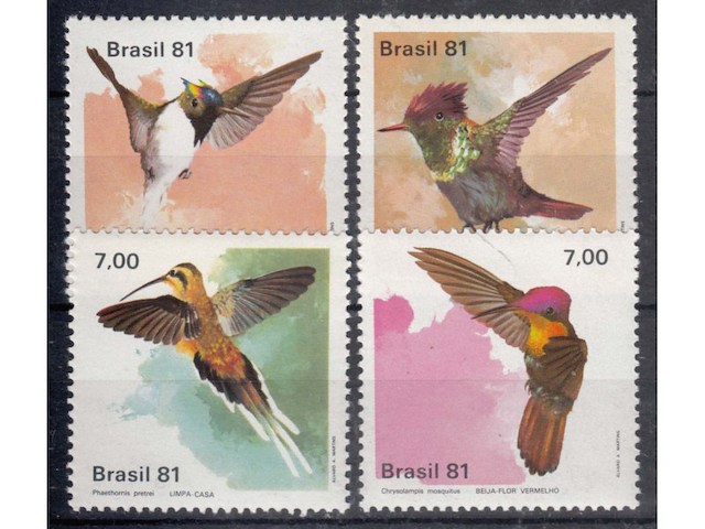 Brazil 1981 Ptice serija **