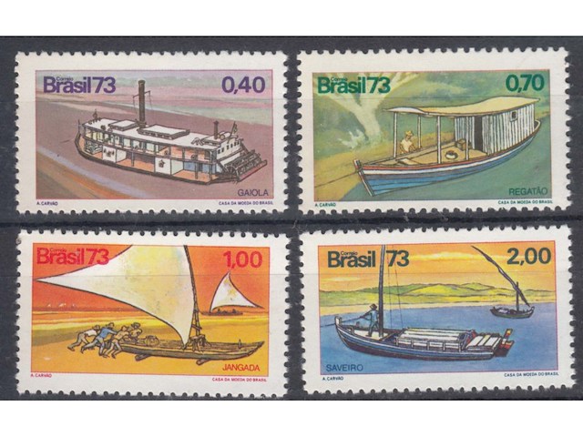 Brazil 1973 Brodovi serija **