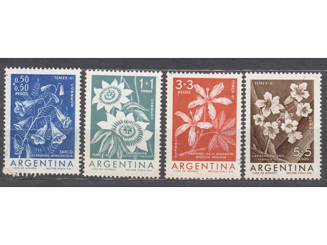 Argentina 1960 Flora serija **