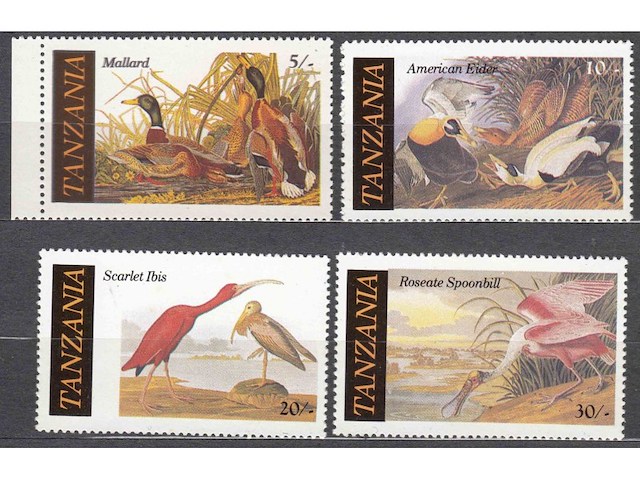Tanzanija 1986 Ptice serija **