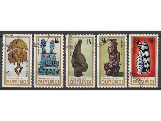 Burundi 1967 Afrička Umetnost serija