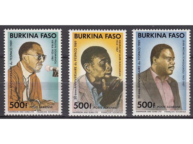 Burkina Faso 1989 serija **