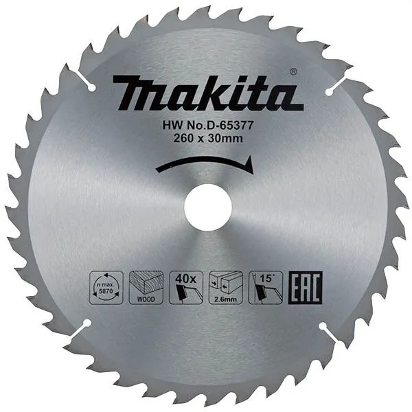 Makita list za cirkular za drvo D65377