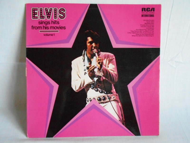 ELVIS PRESLEY!NEMAČKO!HITOVI IZ FILMOVA!OMOT5/LP5+MINT!