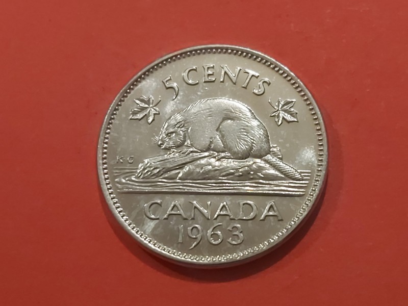 Kanada - 5 cent 1963 god