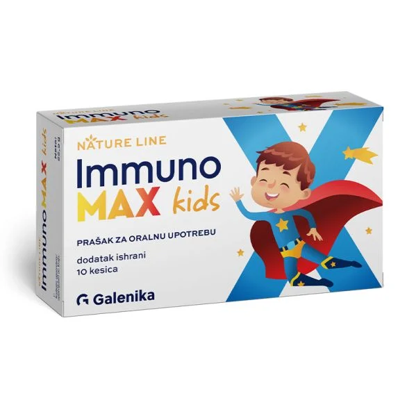 IMMUNOMAX KIDS prašak za oralnu upotrebu 10 kesica