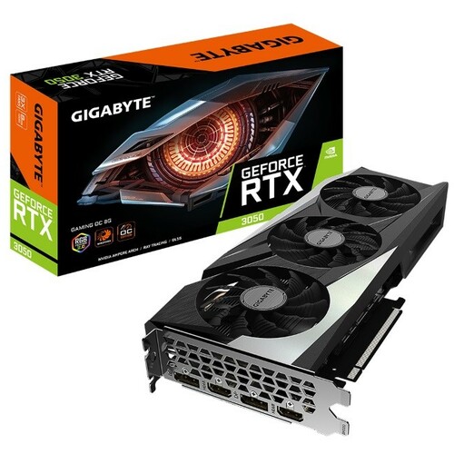 GIGABYTE nVidia GeForce RTX 3050 GAMING 8GB 128bit GV-N3050GAMING OC-8GD