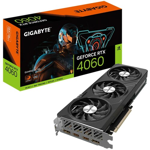 GIGABYTE nVidia GeForce RTX 4060 GAMING OC 8GB GV-N4060GAMING OC-8GD