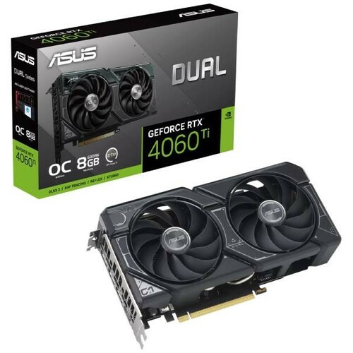 ASUS nVidia GeForce RTX 4060 Ti 8GB DUAL-RTX4060TI-O8G