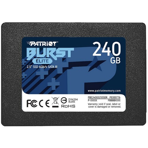 PATRIOT BURST ELITE SSD 240GB SATA3 PBE240GS25SSDR