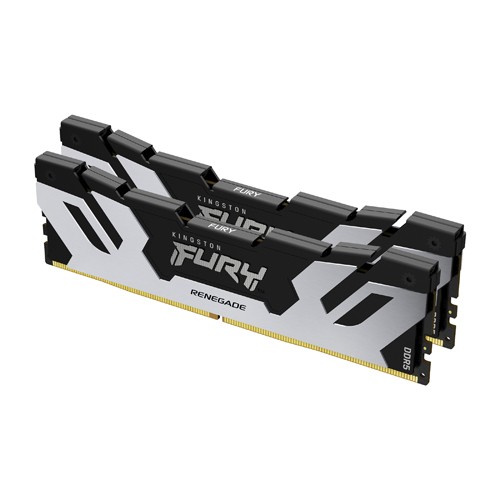 Kingston 64GB (2x32GB) DDR5 6400MT/s CL32 FURY Renegade Silver/Black XMP DIMM memorija | KF564C32RSK2-64