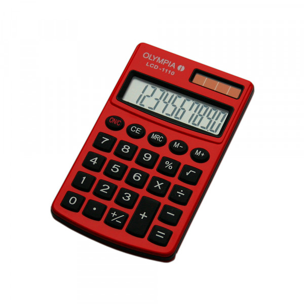 Kalkulator džepni LCD 1110R OLYMPIA RED
