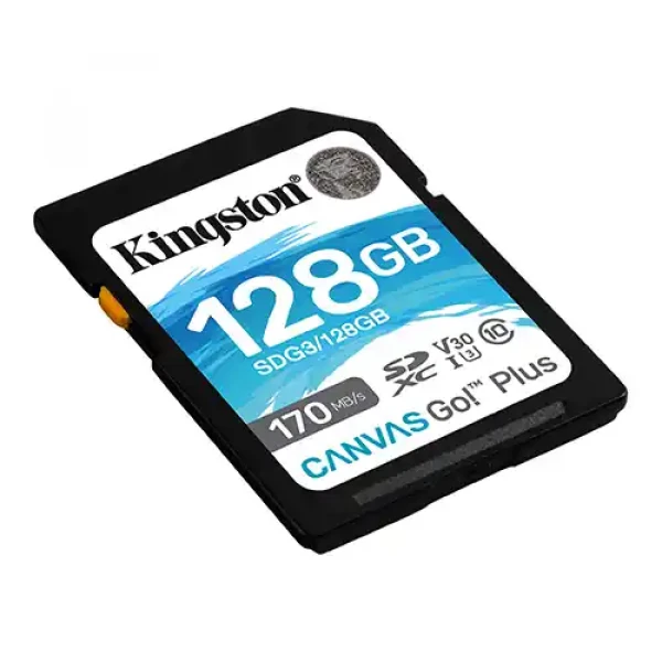 SD Card 128GB Kingston SDG3128GB class 10 170Mbs90MBs