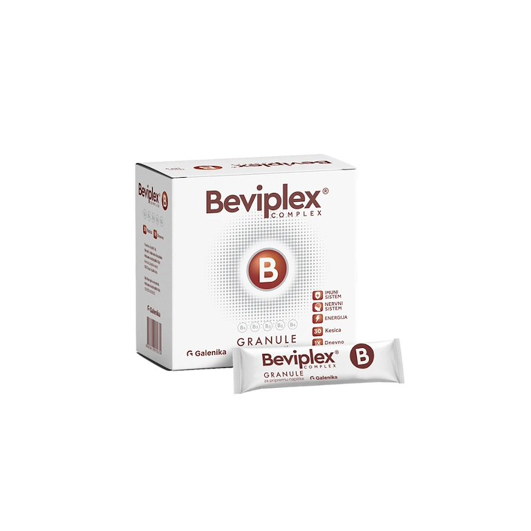GALENIKA Beviplex® B Complex Granule za Pripremu Napitka 30 Kesica