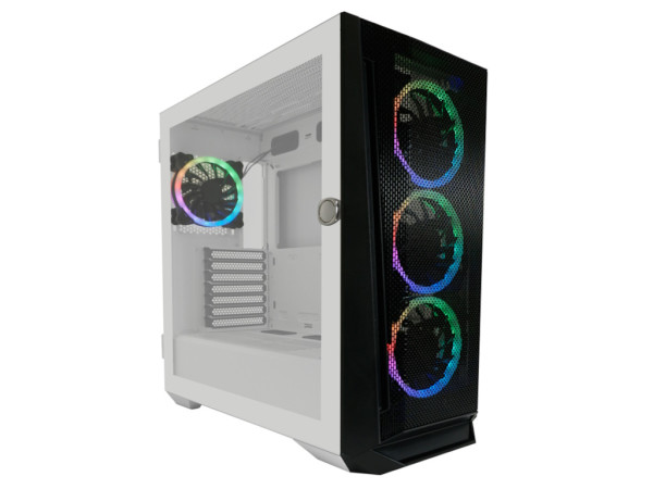 TOWER LC Power Gaming 805BW-ON Holo-1_X USB3.2Gen 1x1 (2xUSBA/1xUSB-C),4x120 ARGB Fan