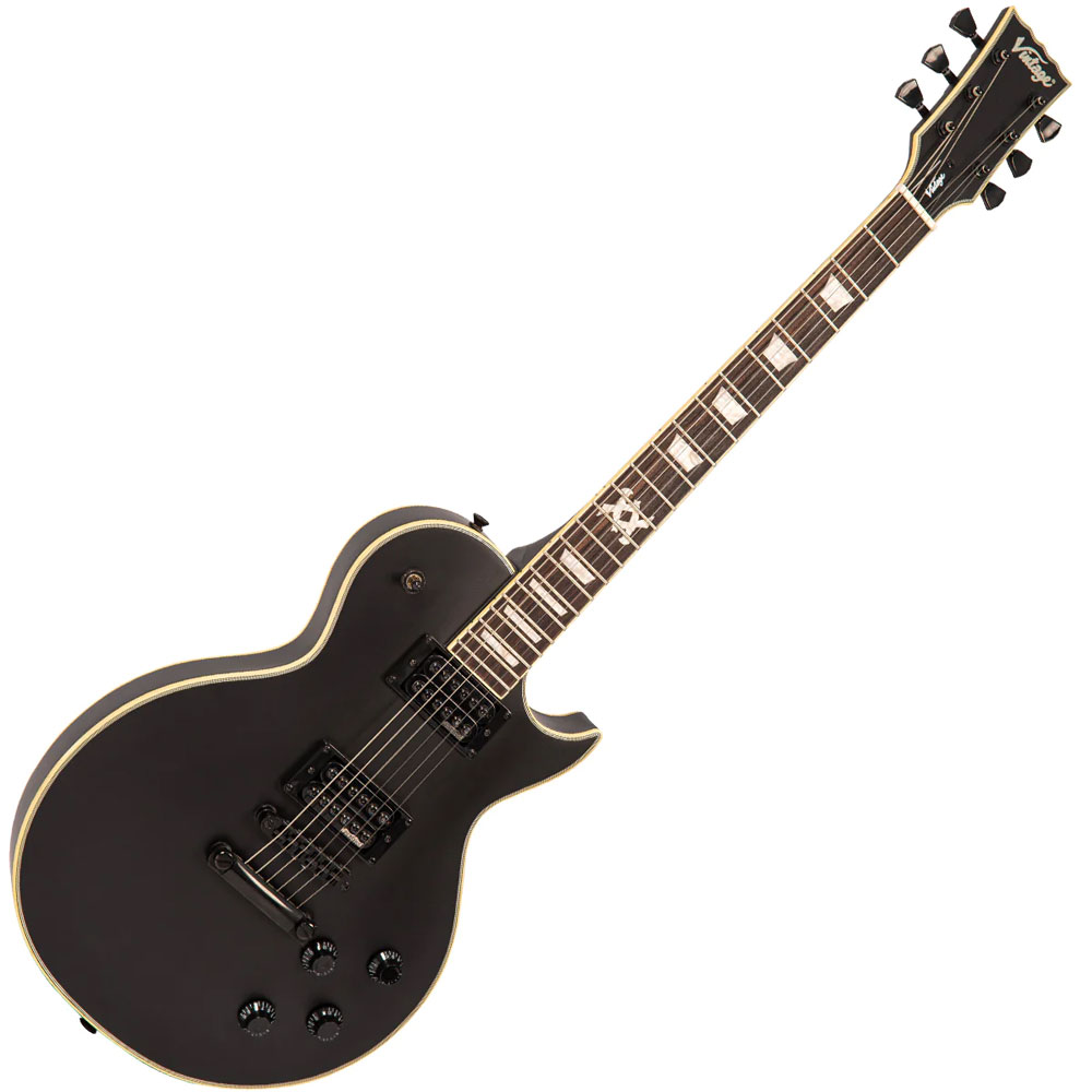 Vintage V100VMX Satin Black električna gitara