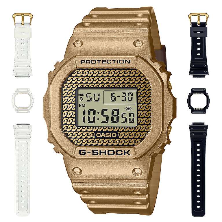 G-SHOCK Gold Chain set