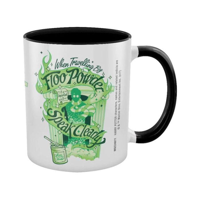 Šolja Harry Potter (Floo Powder) Black Mug