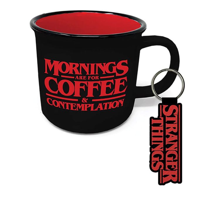 Šolja Stranger Things Campfire Mug and Keychain Set