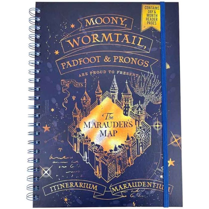 Sveska Harry Potter (Marauders Map) A4 Wiro Notebook