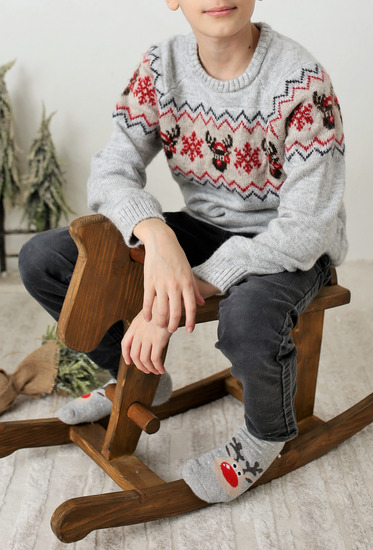 Novogodišnji džemper za dečaka