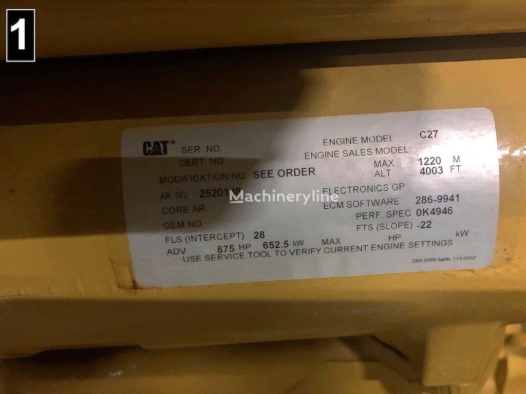 Caterpillar C27 motor za bagera