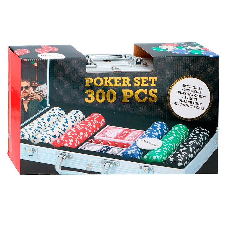 POKER SET U KOFERU 300PCS