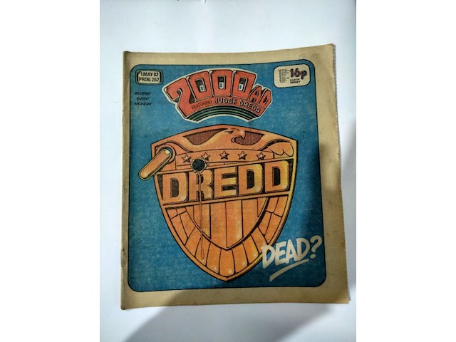 2000 AD Comic 1982