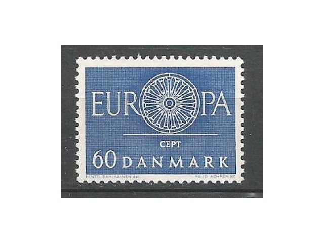 Danska 1960. EVROPA CEPT cista serija