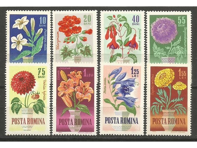 Rumunija,Flora 1964.,čisto