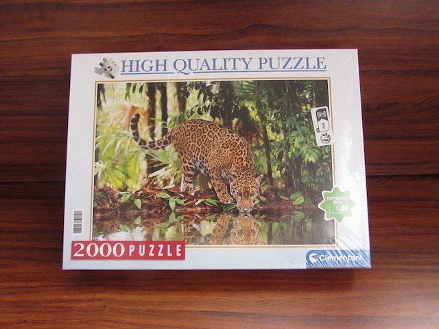Puzzle Clementoni 2000 delova (Leopard) Novo!