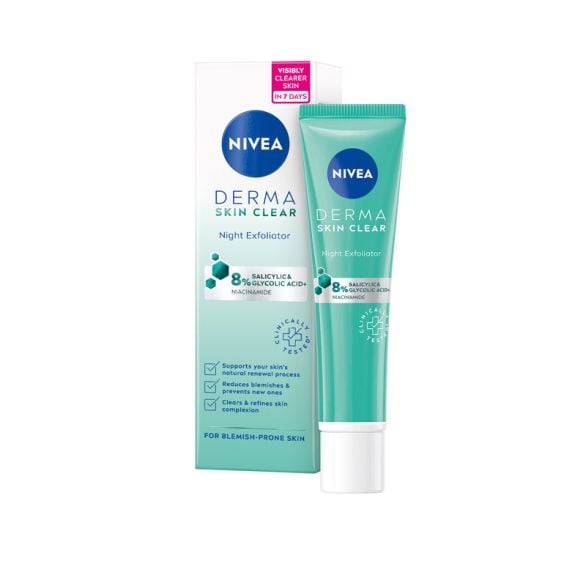 NIVEA derma skin clear gel eksfoliator 40ml