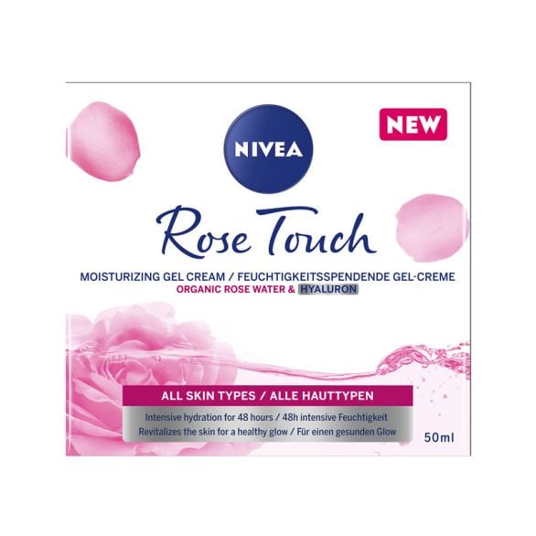 Krema za negu lica NIVEA Rose Touch gel krema 50ml