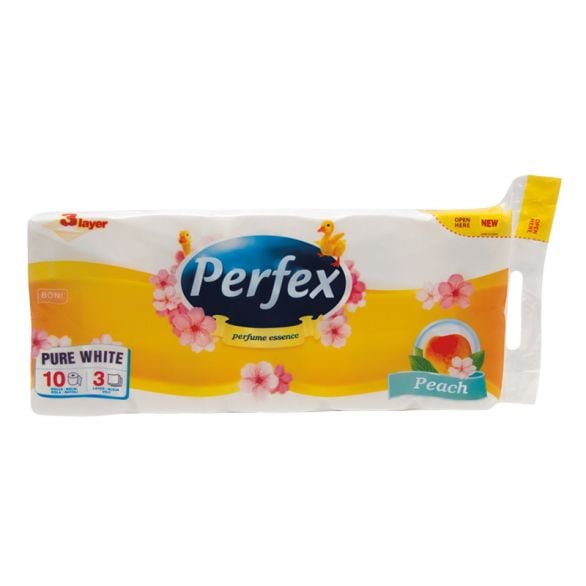 Toalet papir BONI PERFEX breskva troslojni 8+2/1