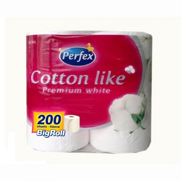 Toalet papir BONI PERFEX Cotton Like 3sl 4 kom