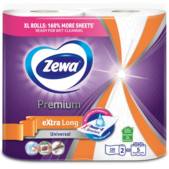 Ubrus ZEWA Premium Extra long papirni 2 komada