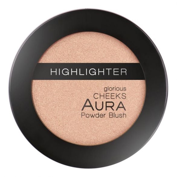 Rumenilo AURA Glorious Cheeks kompkatni prah visokog sjaja 219 Golden Spice