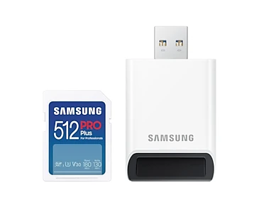Samsung 512GB Pro Plus (MB-SD512SB/WW) memorijska kartica microSDXC class 10+čitač kartica
